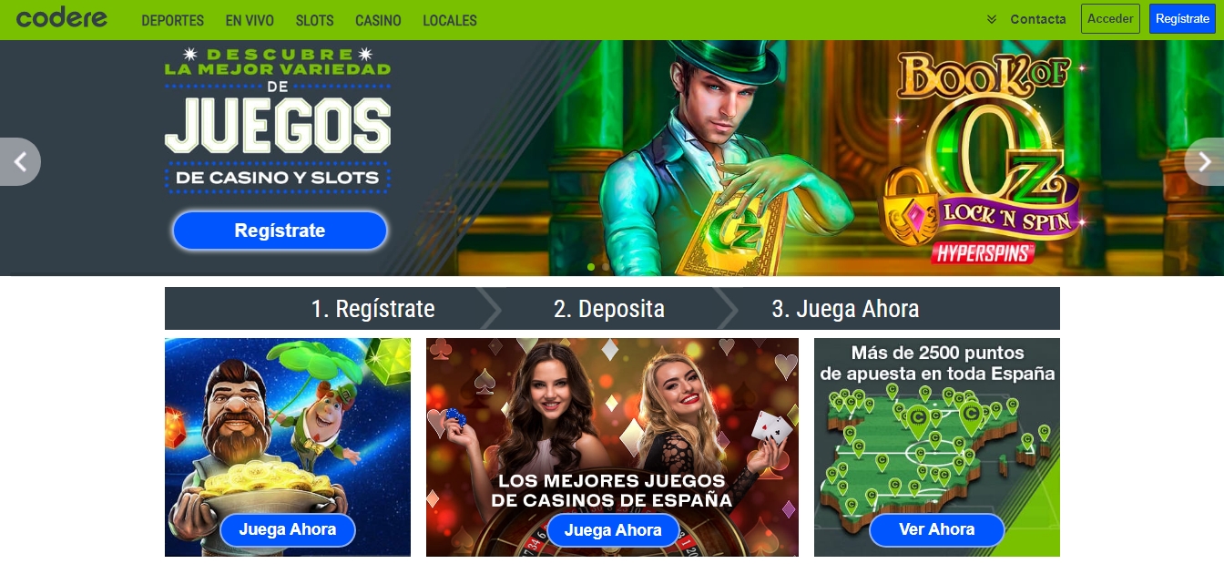 Información Apuestas CODERE